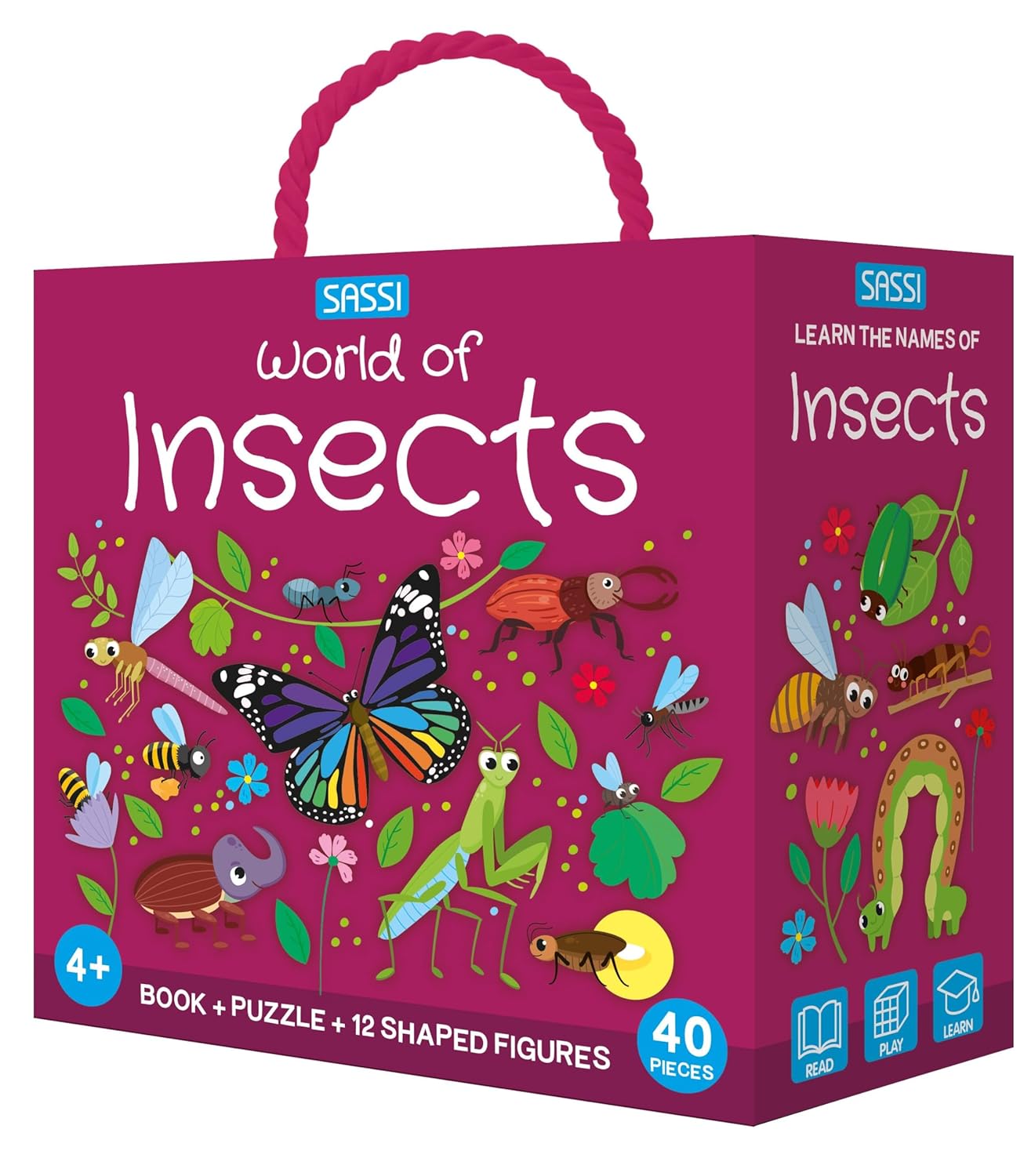 3D Puzzle and Book Set - Insects – Colourful Learning Toy Store
