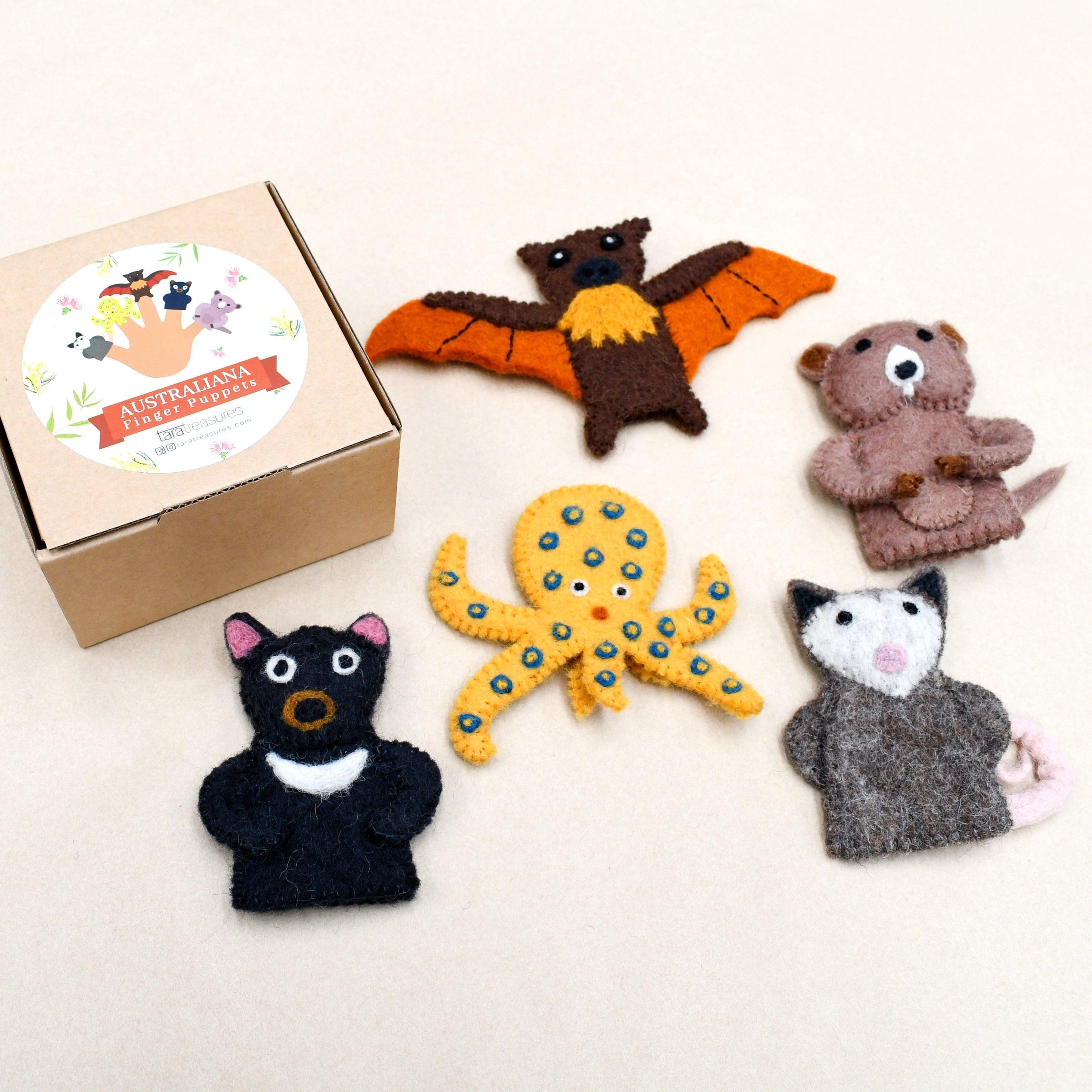 Finger Puppet Set - Australian Animals E – Colourful Learning Toy Store