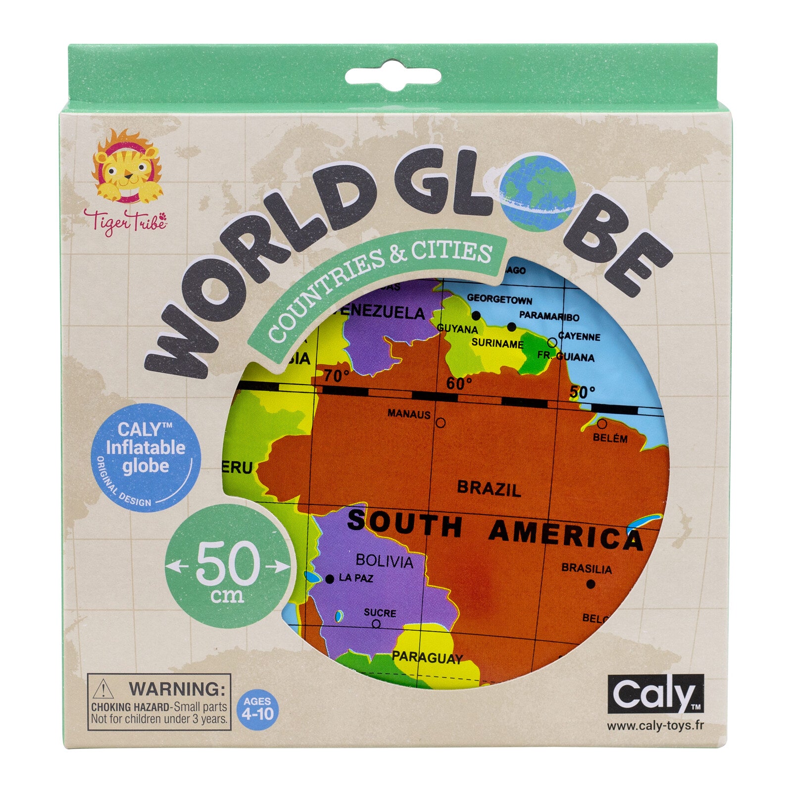 World Globe - Countries & Cities - 50cm – Colourful Learning Toy Store