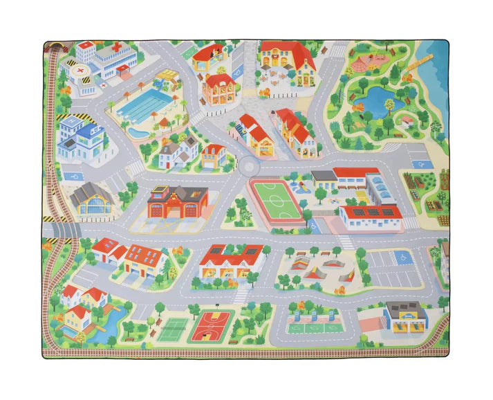 Play Mat | Large - "The Community" Town – Colourful Learning Toy Store
