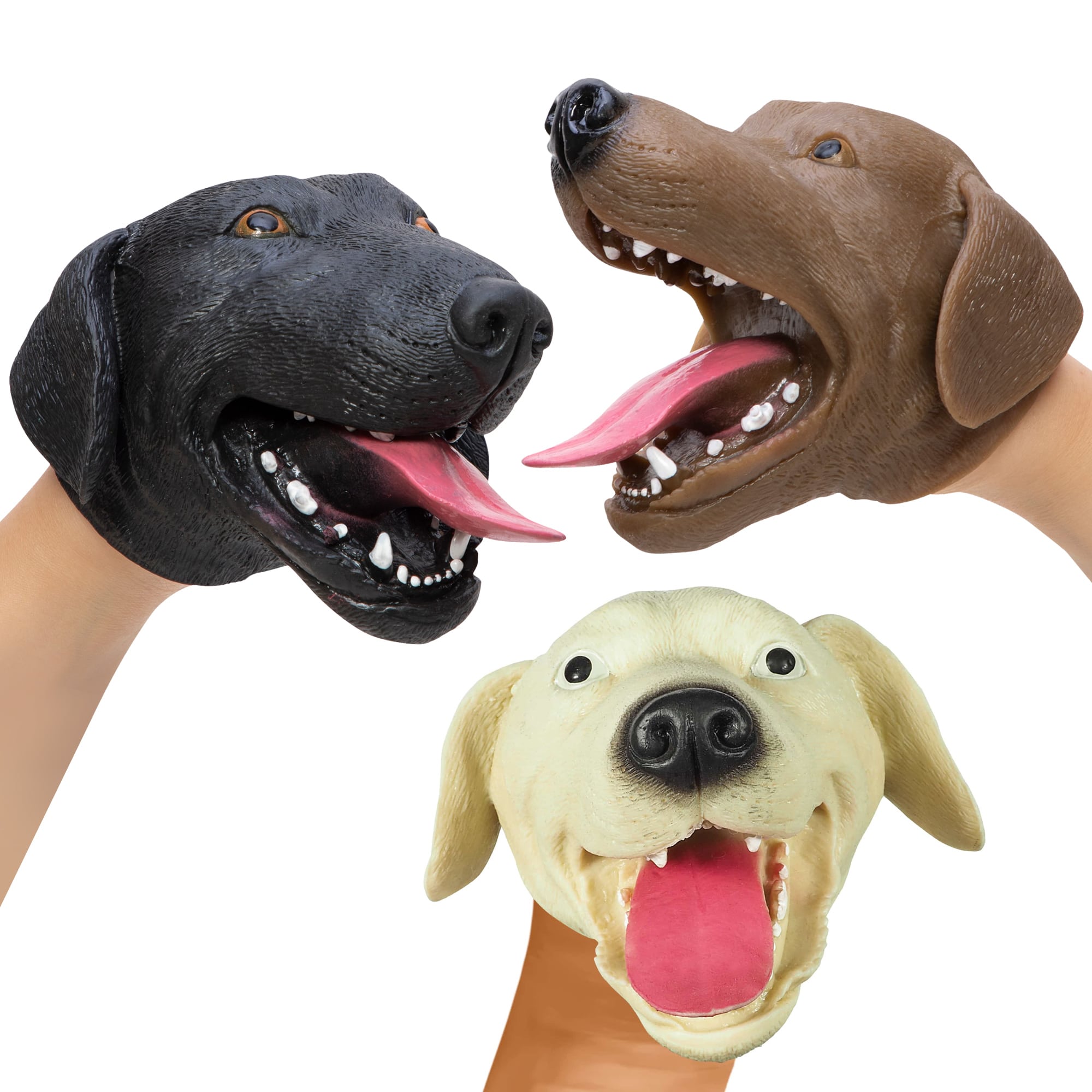 Stretchy Hand Puppet - Dog – Colourful Learning Toy Store