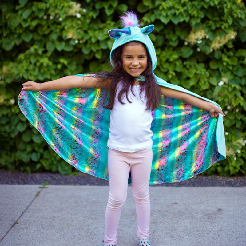 Dressup - Cape - Reversible Unicorn and Dragon Cape – Colourful ...