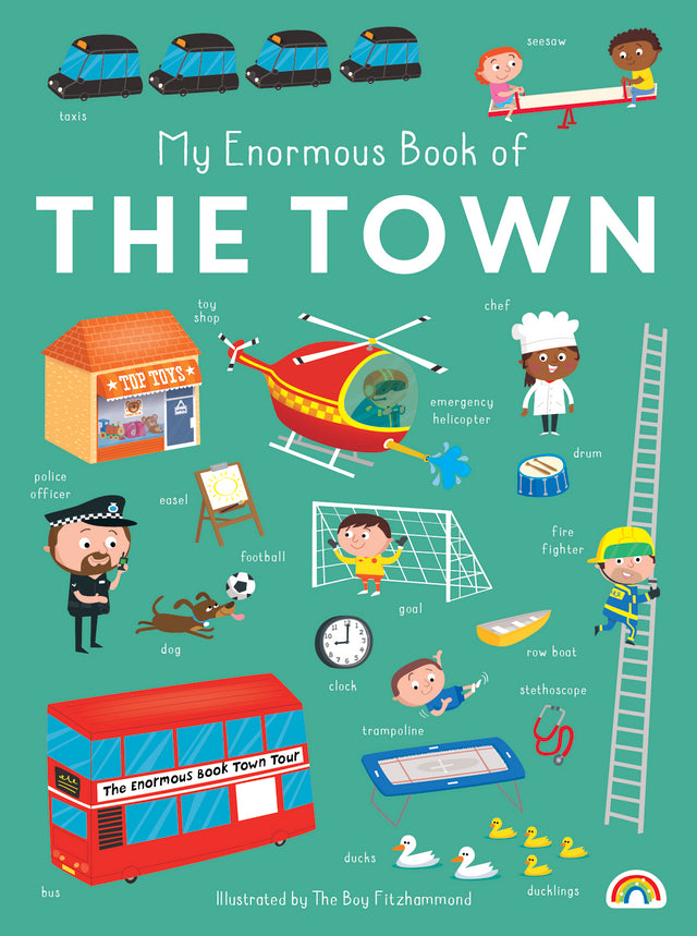 My Enormous Book of The Town – Colourful Learning Toy Store