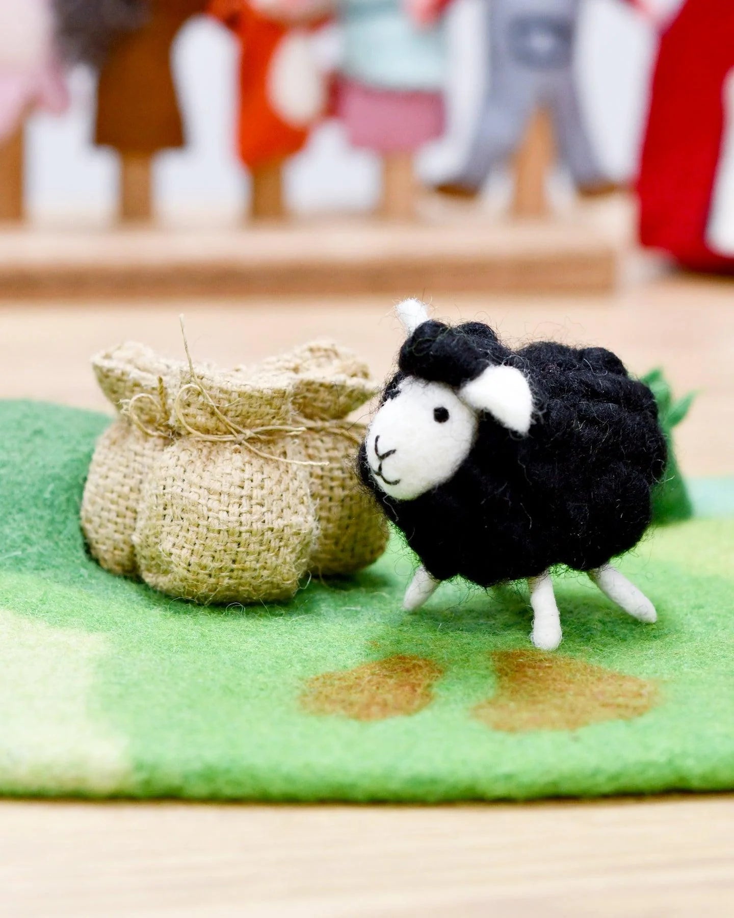 Felt Toy Set - Baa Baa Black Sheep – Colourful Learning Toy Store