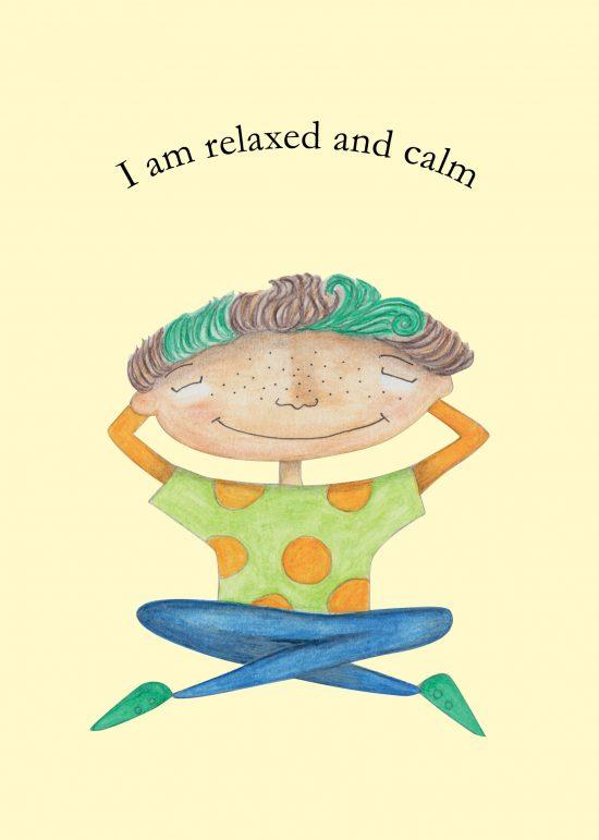 I Am Relaxed Poster – Colourful Learning Toy Store