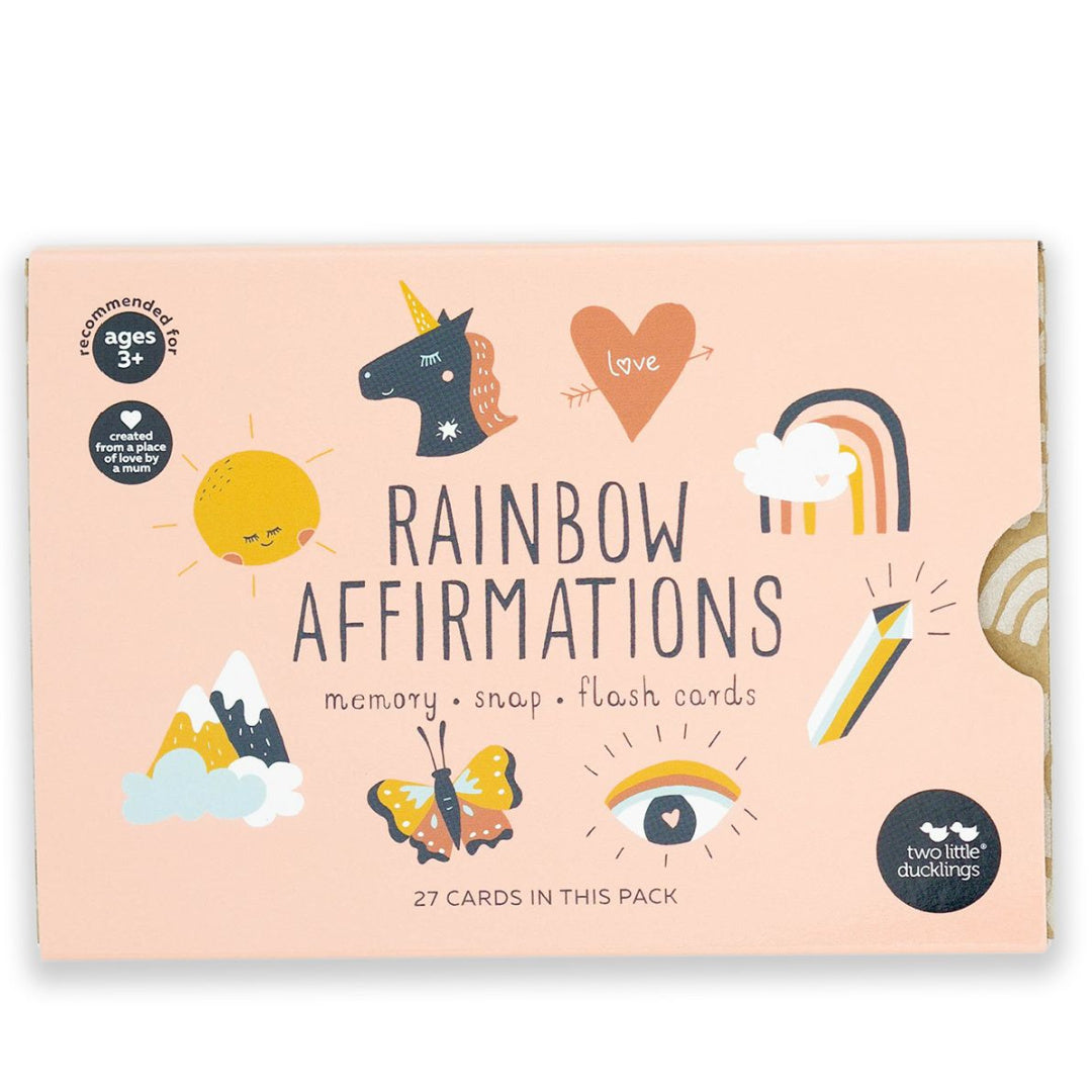 Memory & Snap Game - Rainbow Affirmations – Colourful Learning Toy Store