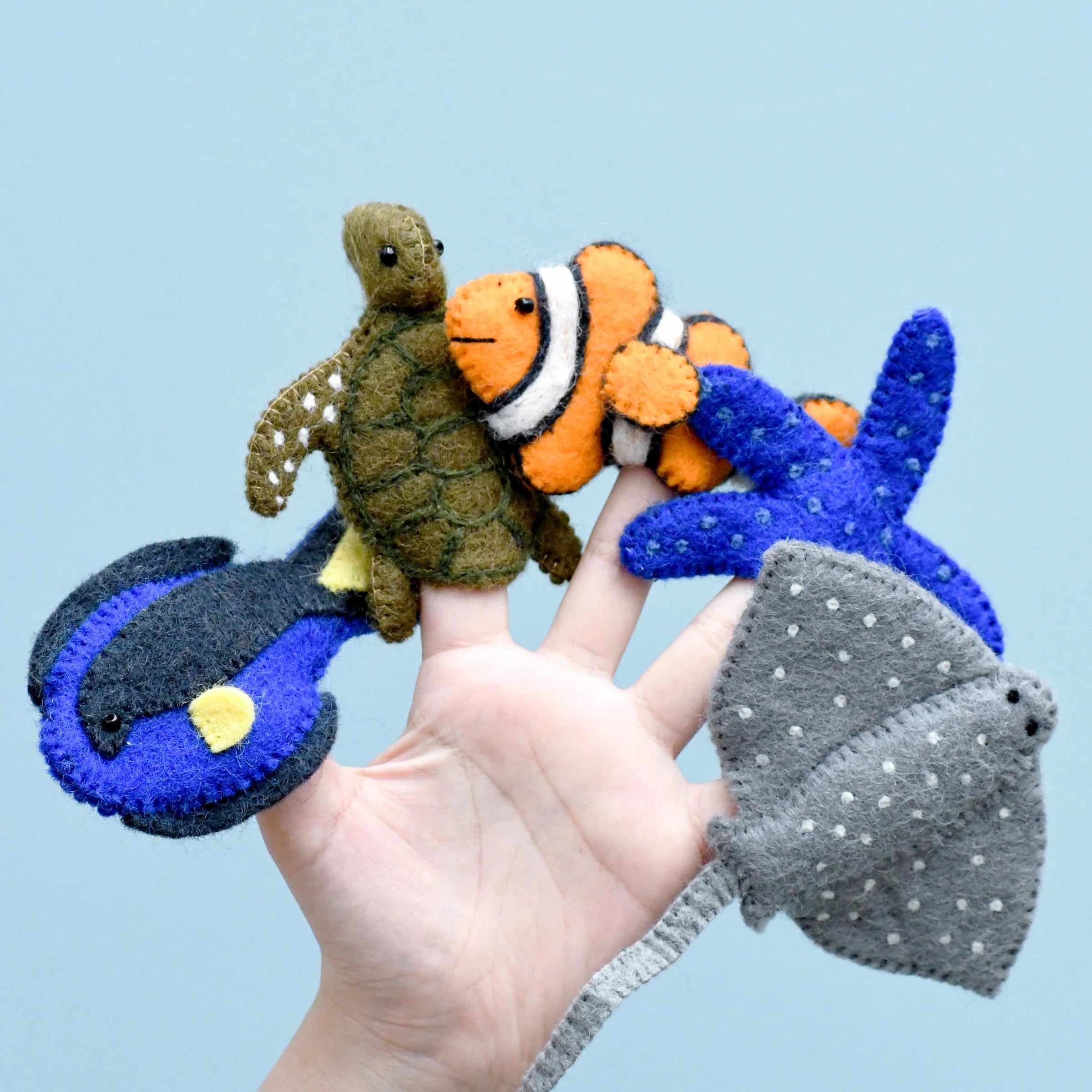 Finger Puppet Set - Australian Coral Reef – Colourful Learning Toy Store